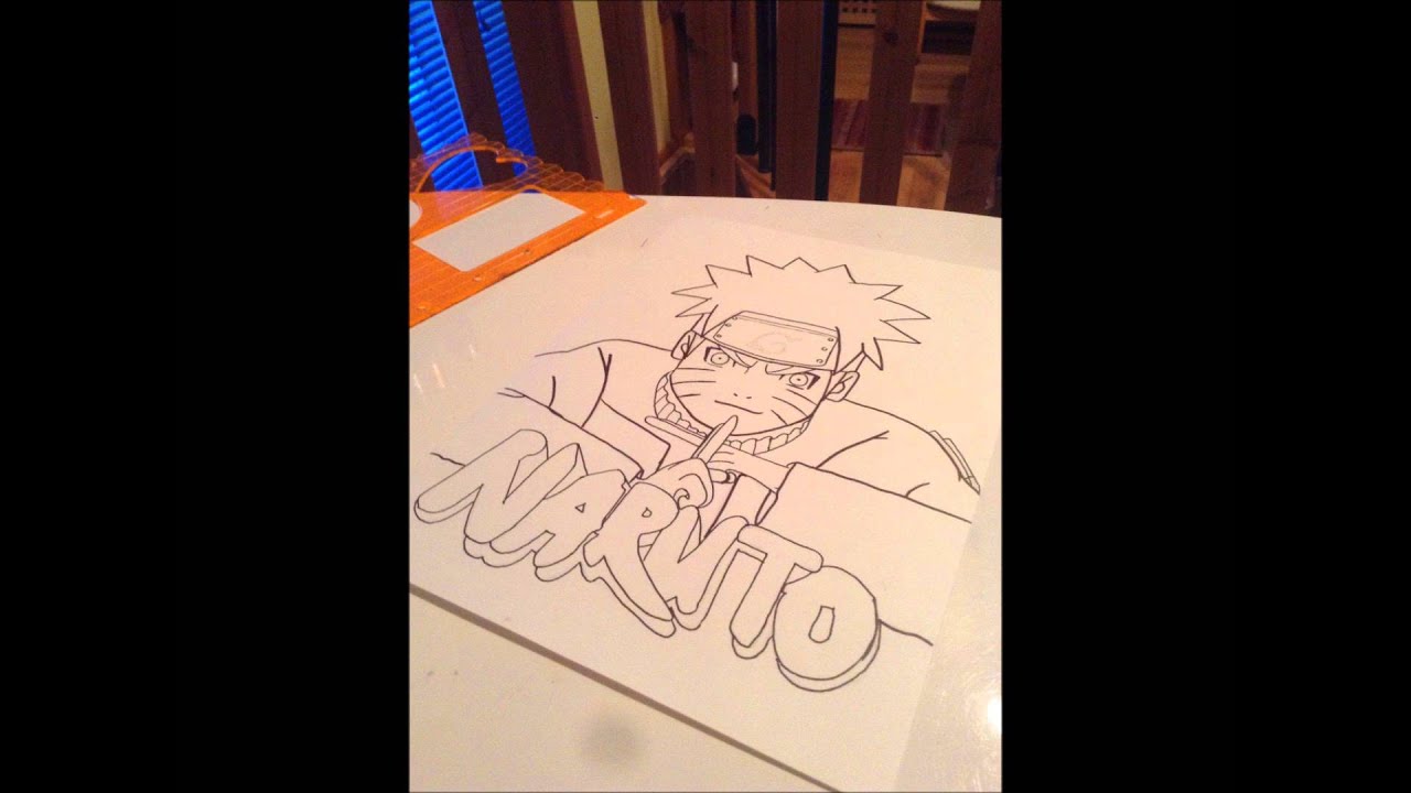 Dessin et graffiti Naruto By TgT XSHeRrX - YouTube