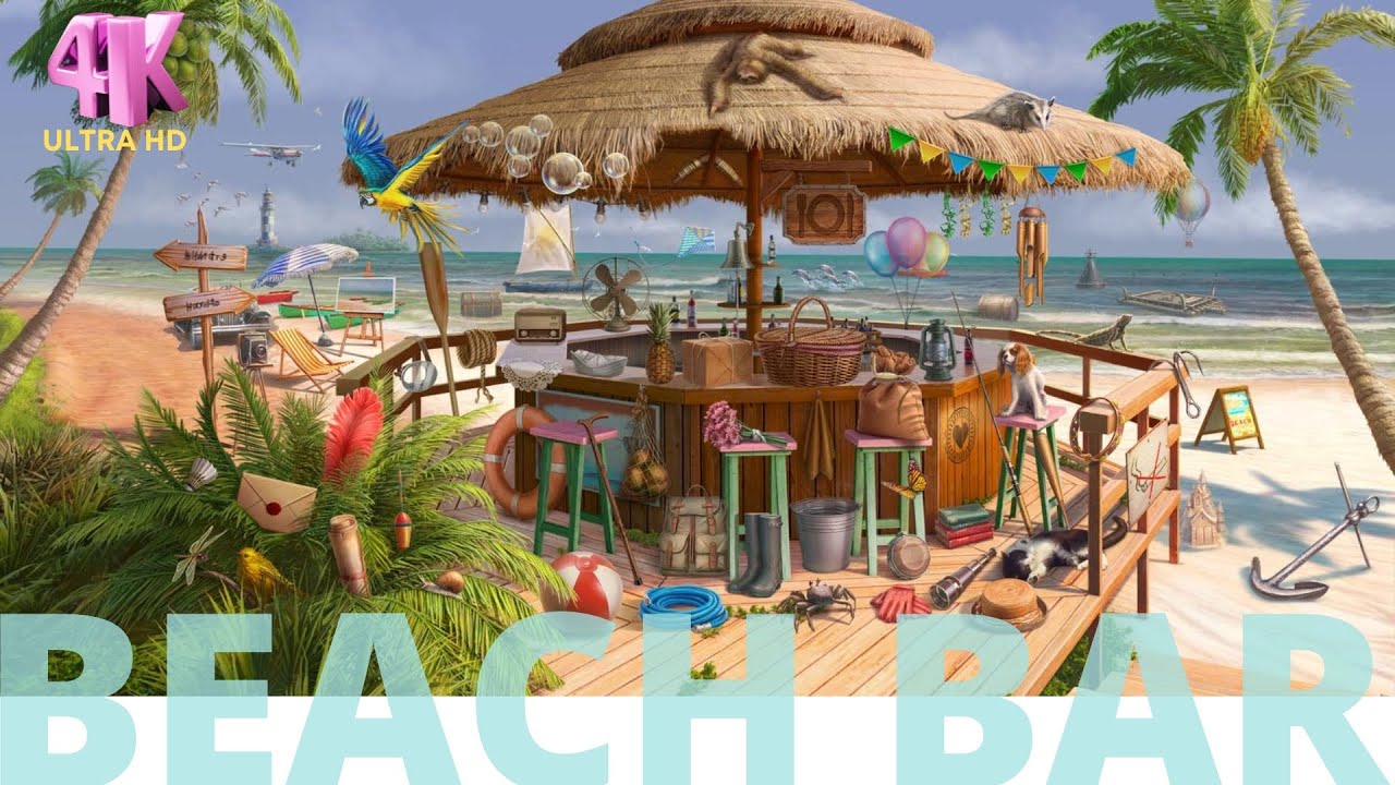 June's Journey Scene 872 Vol 3 Ch 25 Beach Bar *Full Mastered Scene* 4K ...