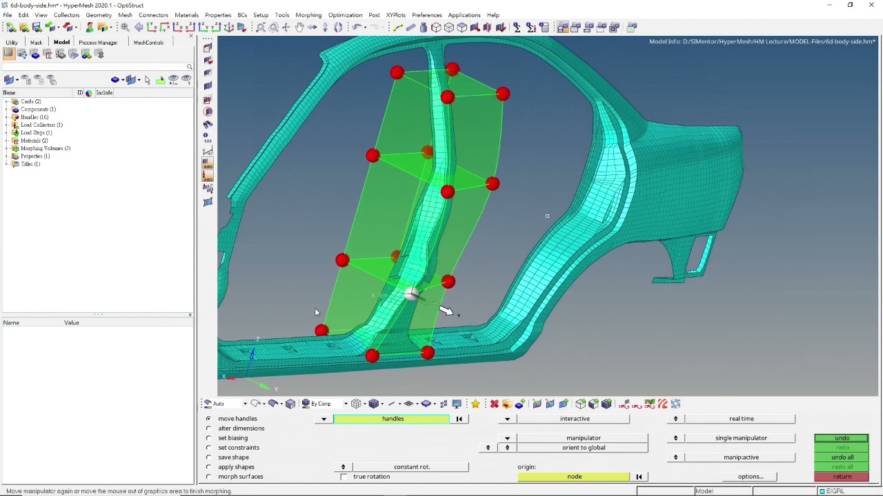 【HyperMesh】Morphing Morph Volume | 祐謙科技 - YouTube