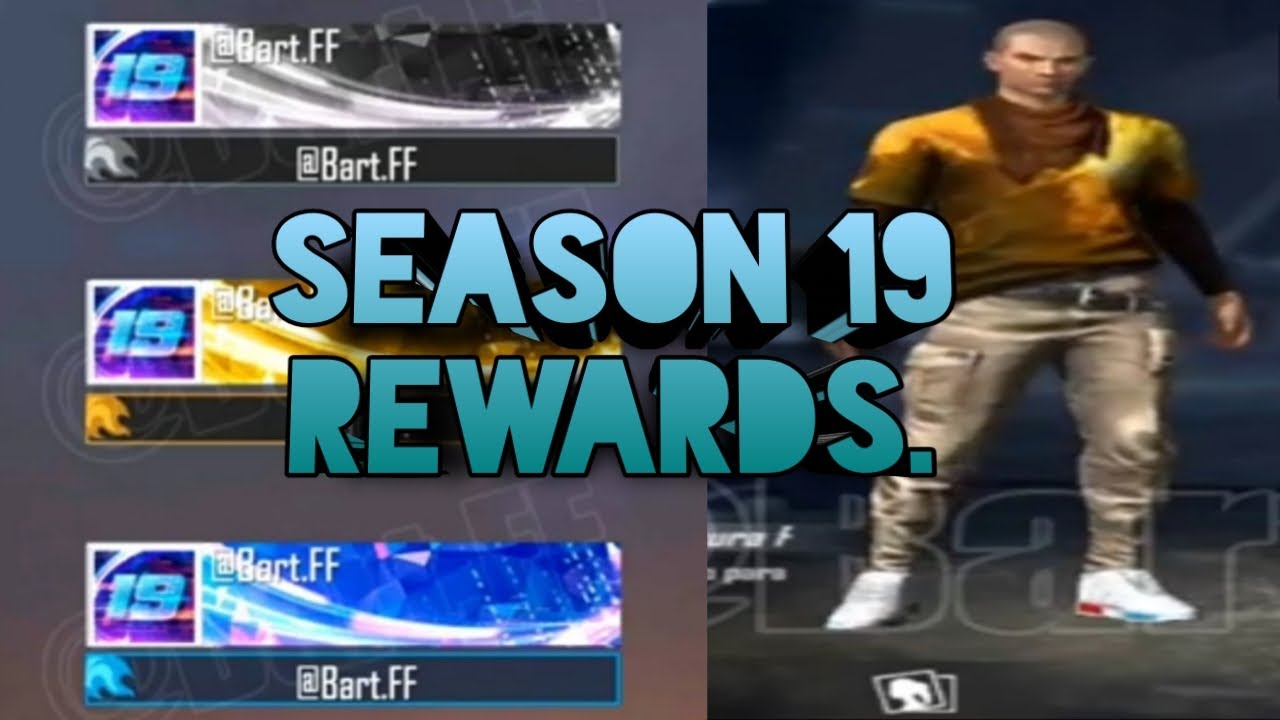 RANK SEASON 19 REWARDS AND REDEEM CODE FOR FFCS. - YouTube