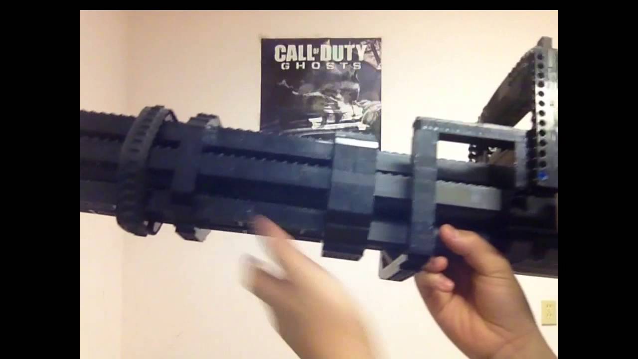 Lego Call of Duty Ghosts: Minigun (100th Video!) - YouTube