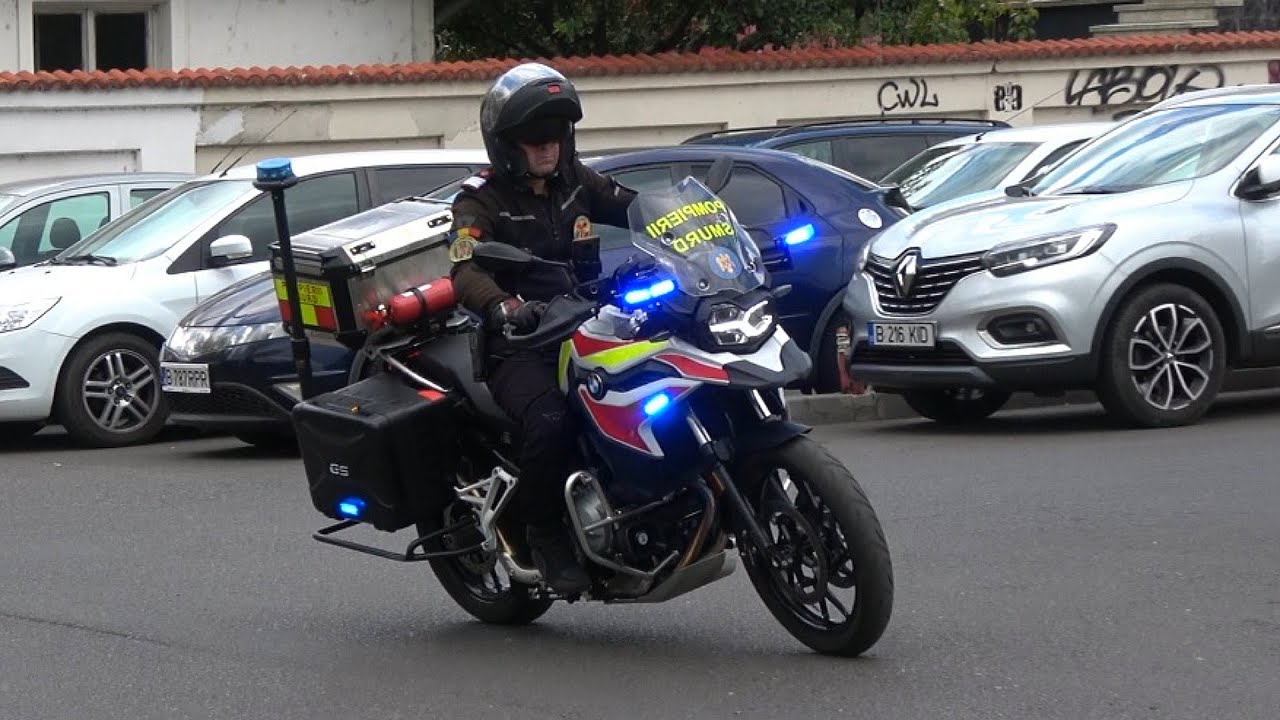 [RARE] SMURD Paramedici cu motor in Bucuresti // Bucharest Fire Service ...