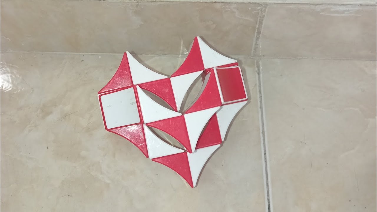 Tutorial como hacer un corazón con la serpiente de rubik - YouTube