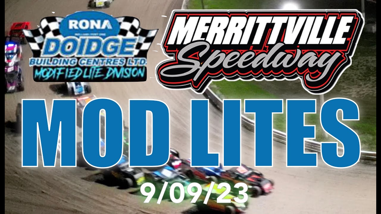 🏁 Merrittville Speedway 9/09/23 MOD LITE FEATURE RACE - YouTube
