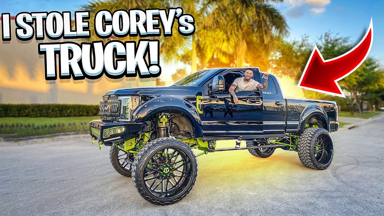 SWAPPING CARS WITH LIFE WITH COREY I TOOK HIS 200K TRUCK ! | BRAAP ...