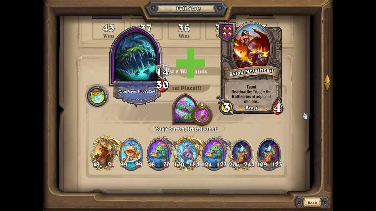 Hearthstone Battlegrounds - Rylak Metalhead saved my ass, true hero ...