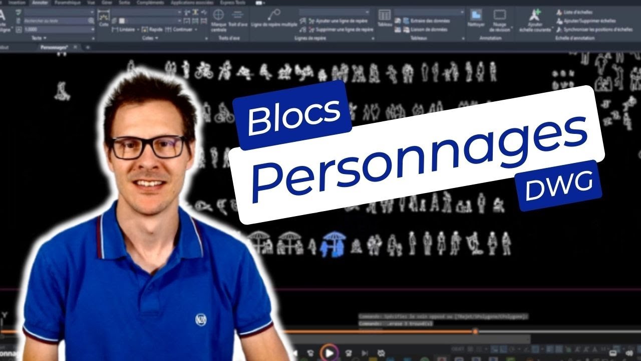 Personnages DWG : Les Meilleurs Blocs pour Vos Plans 3D et 2D - YouTube
