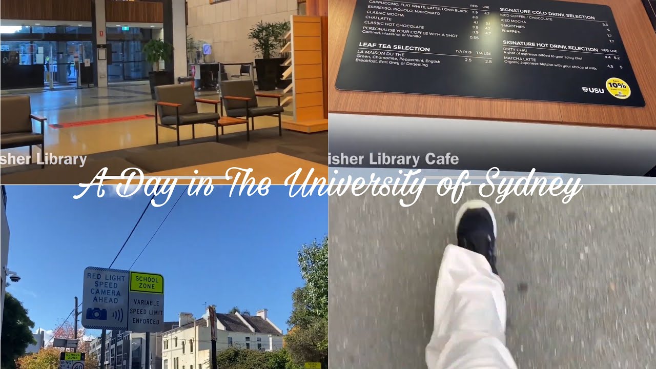 The University of Sydney USyd Campus Tour Silent Vlog - YouTube