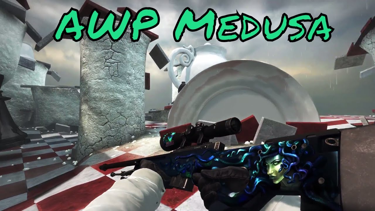 CS:GO AWP Medusa (Field Tested) Showcase + Sticker - YouTube