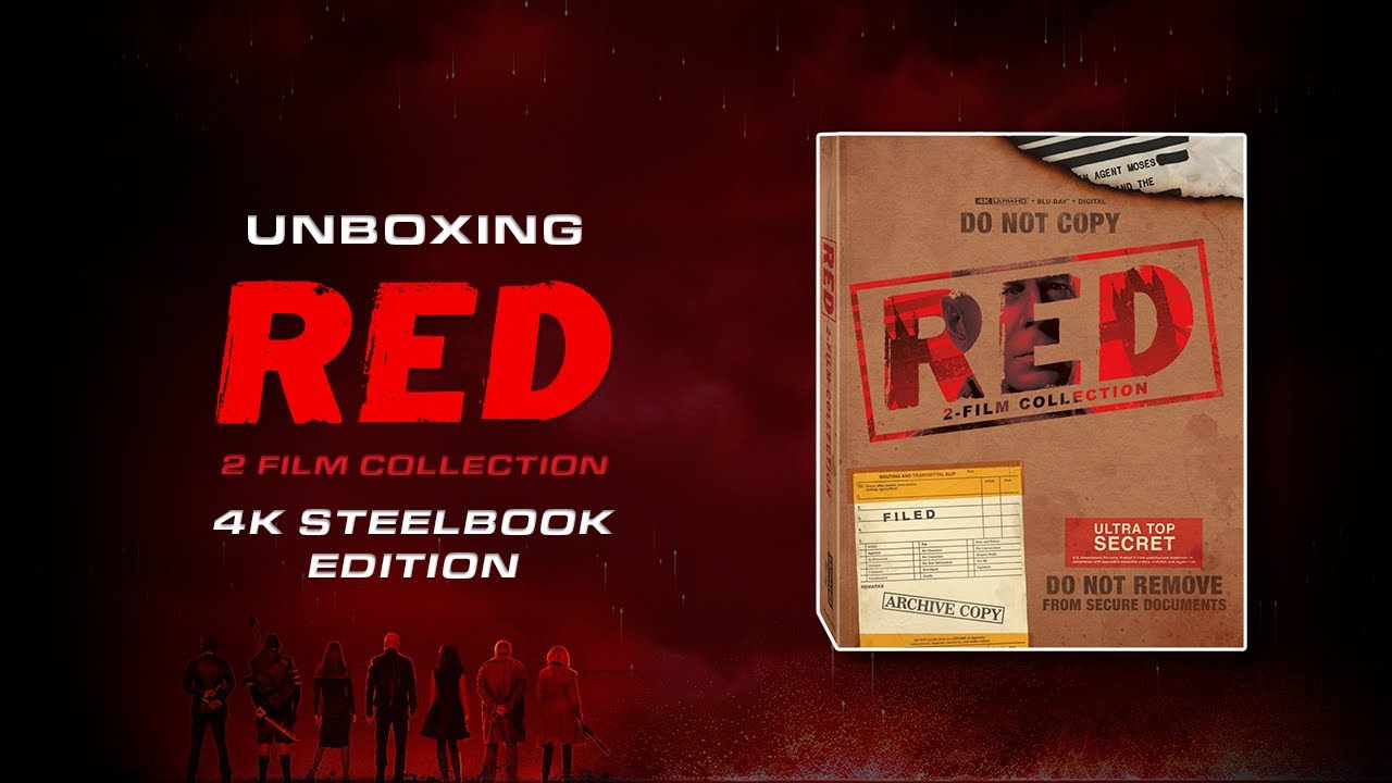 Unboxing Red 2 Film Collection 4K Steelbook - YouTube