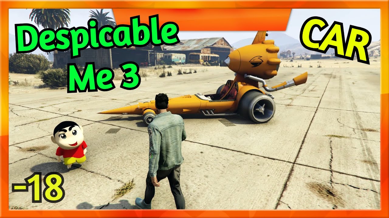Despicable Me 3 Villain Car in GTA 5 - YouTube