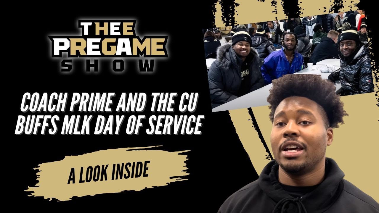 Inside Coach Prime and The CU Buffs MLK Day of Service - YouTube