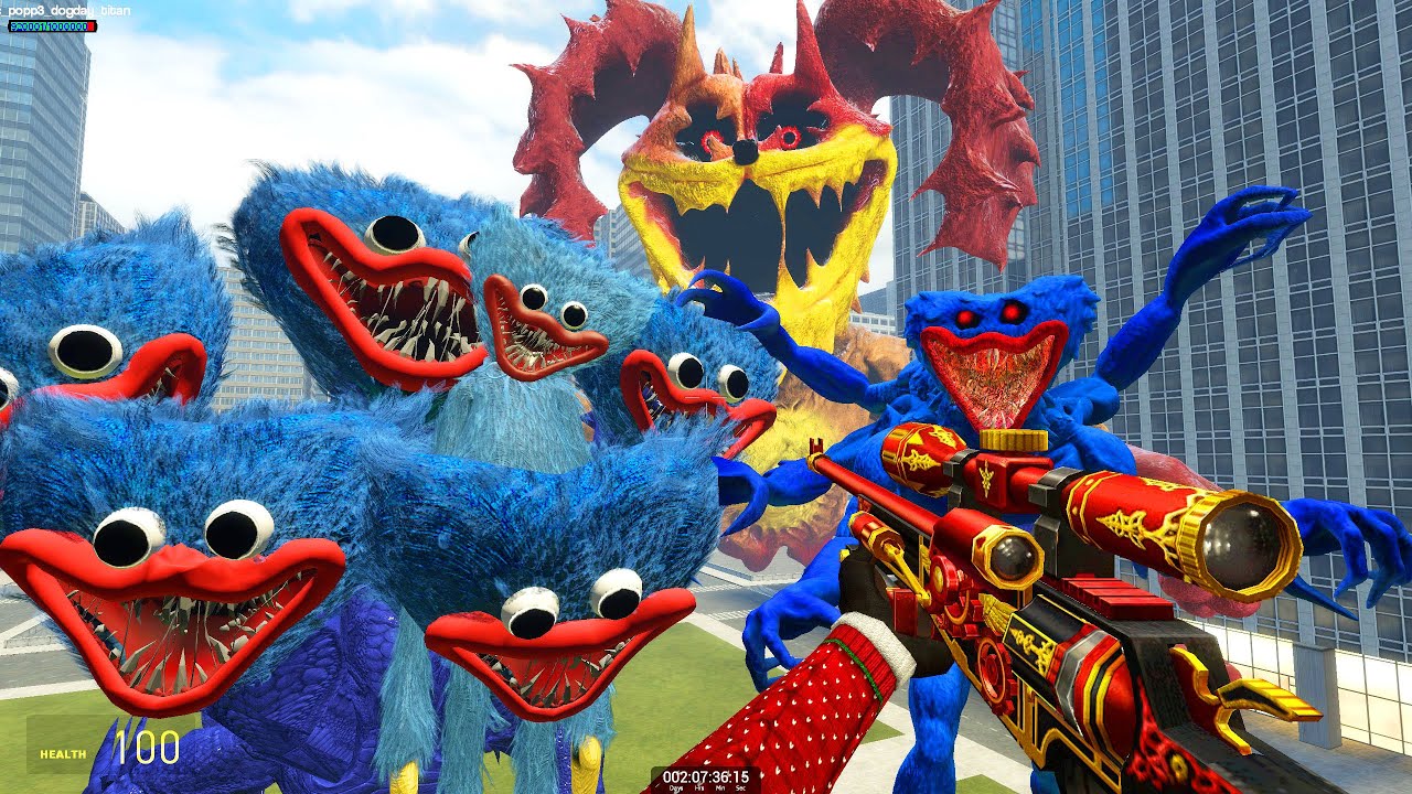 INSANE ATTACK! HUGGY WUGGY INVADES THE CITY 😱 | POPPY PLAYTIME | GARRY ...
