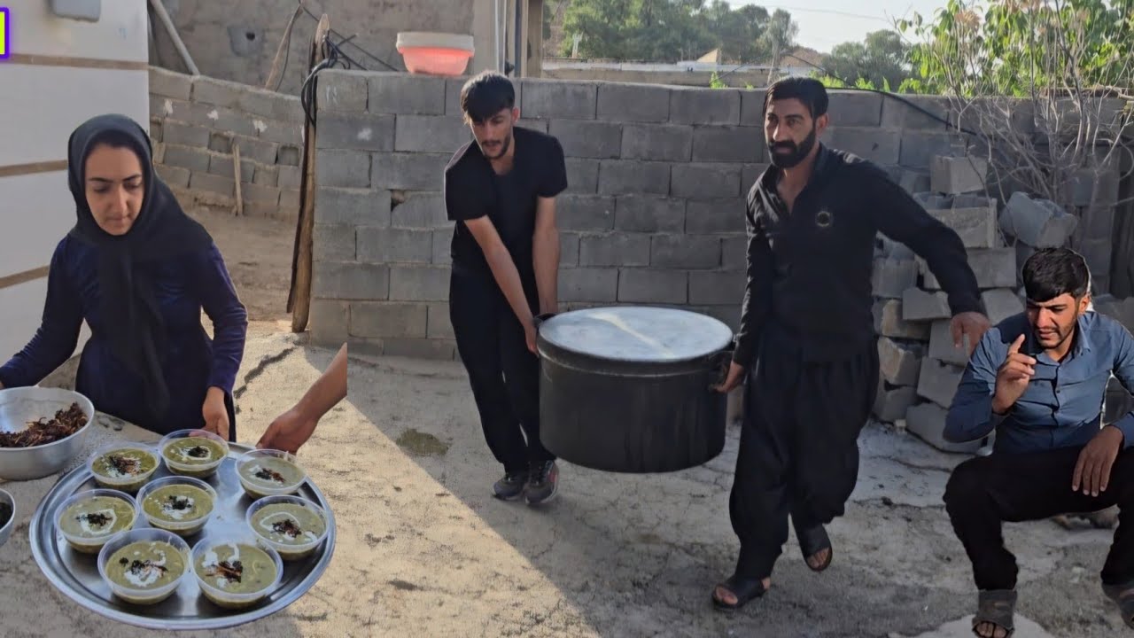 Making Nazri soup with the collaboration of Zahra and Meysam - YouTube