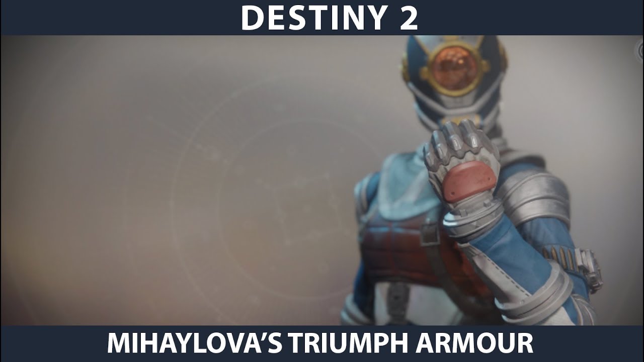 Destiny 2. Warmind - Mihaylova Warlock Armour. - YouTube