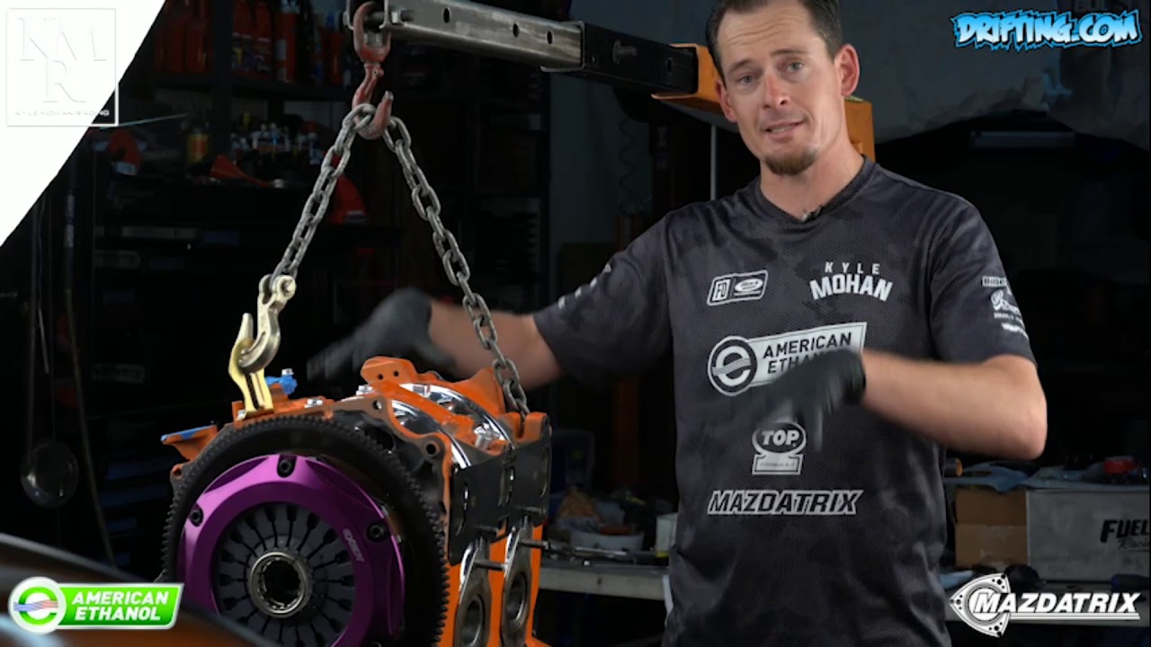 Building the FD3S , preparation & motor install, Kyle Mohan turbo wide ...