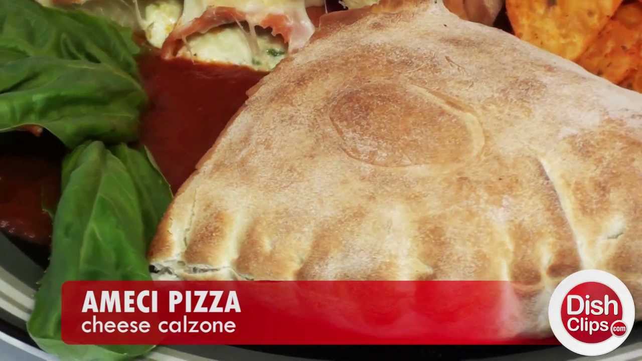 Ameci Pizza - Cheese Calzone - YouTube