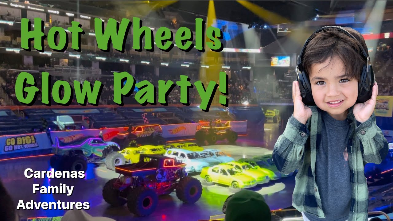 Unleashing Monster Mayhem! Hot Wheels Glow Party 2023! - YouTube