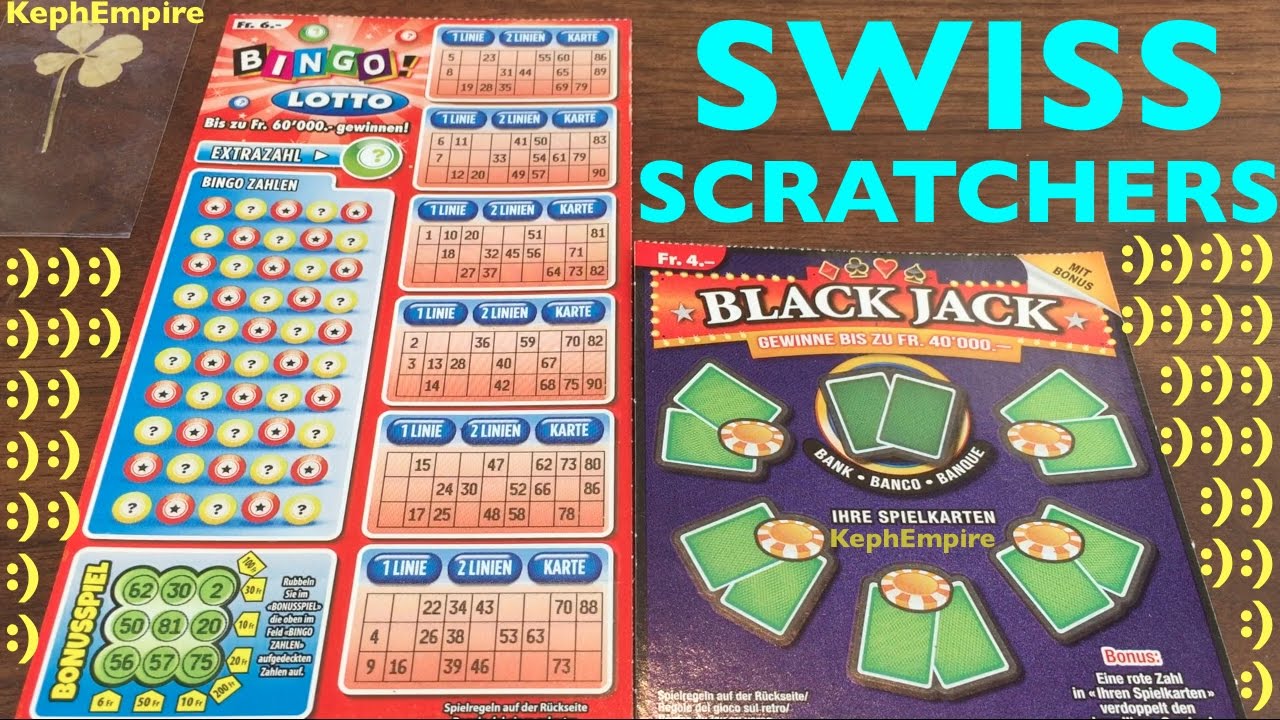 BLACKJACK & BINGO SCRATCHERS FROM SWITZERLAND!!! - YouTube