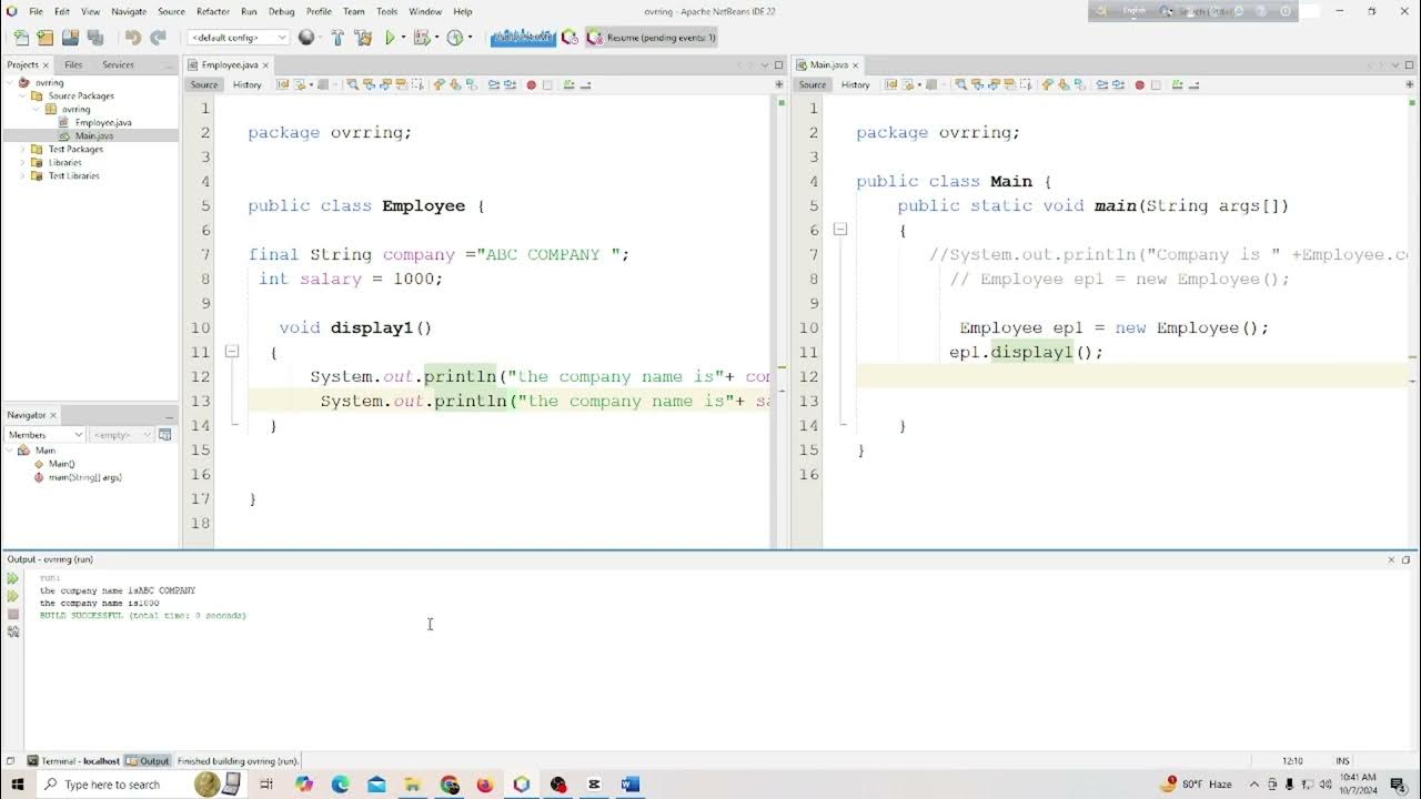 Final and Static final keyword in Java || Java OOP || Java Part-7 - YouTube