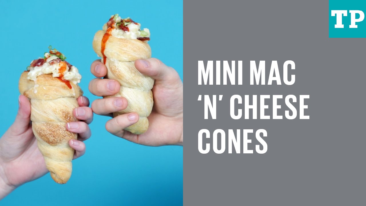 How to make Mac 'n' Cheese Cones - YouTube