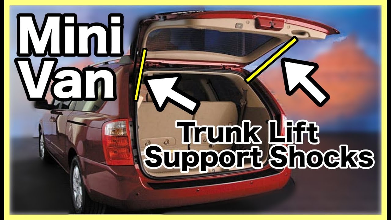 How To Change Trunk Lift Support Shocks On Most Vehicles - YouTube