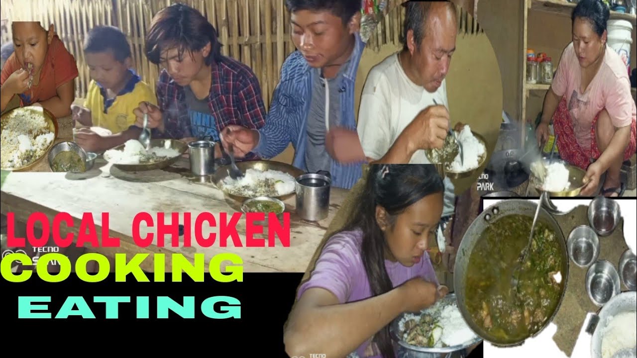 LOCAL CHICKEN || COOKING AND EATING WITH RICE || YAMMY 🧡💛♥️🐔 - YouTube