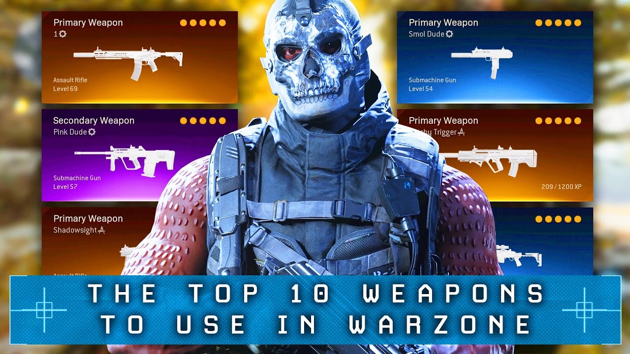 Call of Duty WARZONE: Top 10 BEST GUNS To Use (Warzone Best Weapons ...