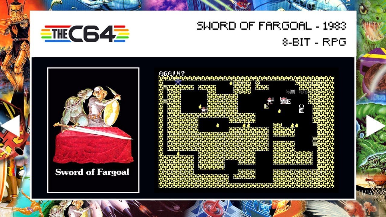 Sword Of Fargoal | The C64 Collection 2 | Game 11 of 14 | Evercade ...