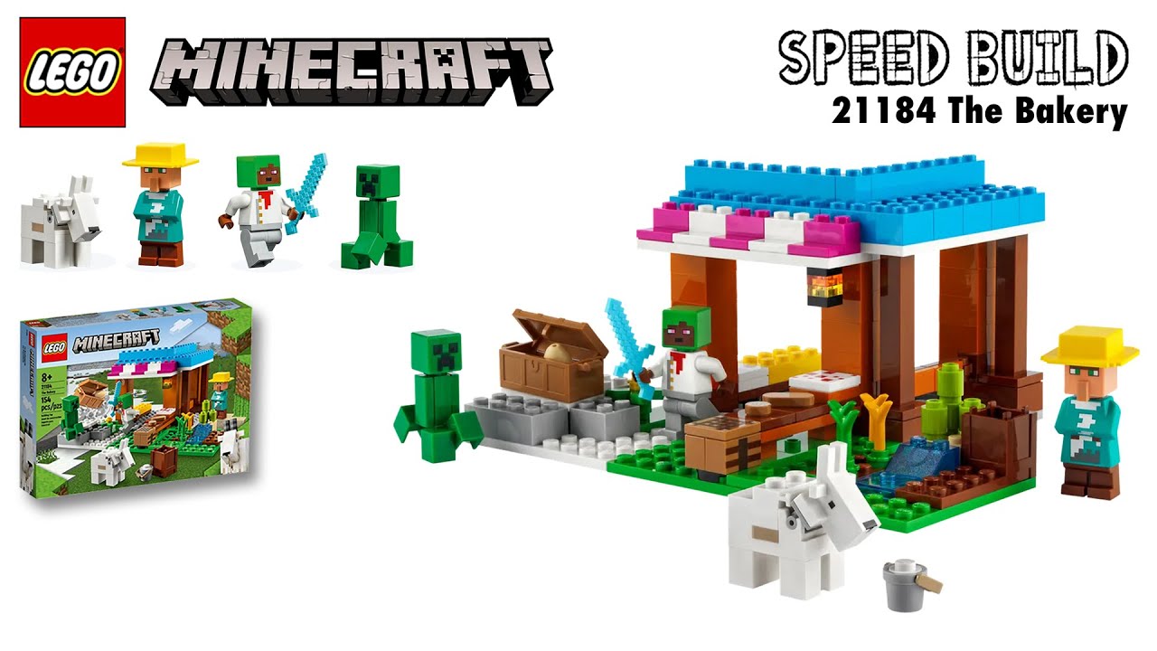 LEGO Minecraft The Bakery - 21184 Speed Build - YouTube
