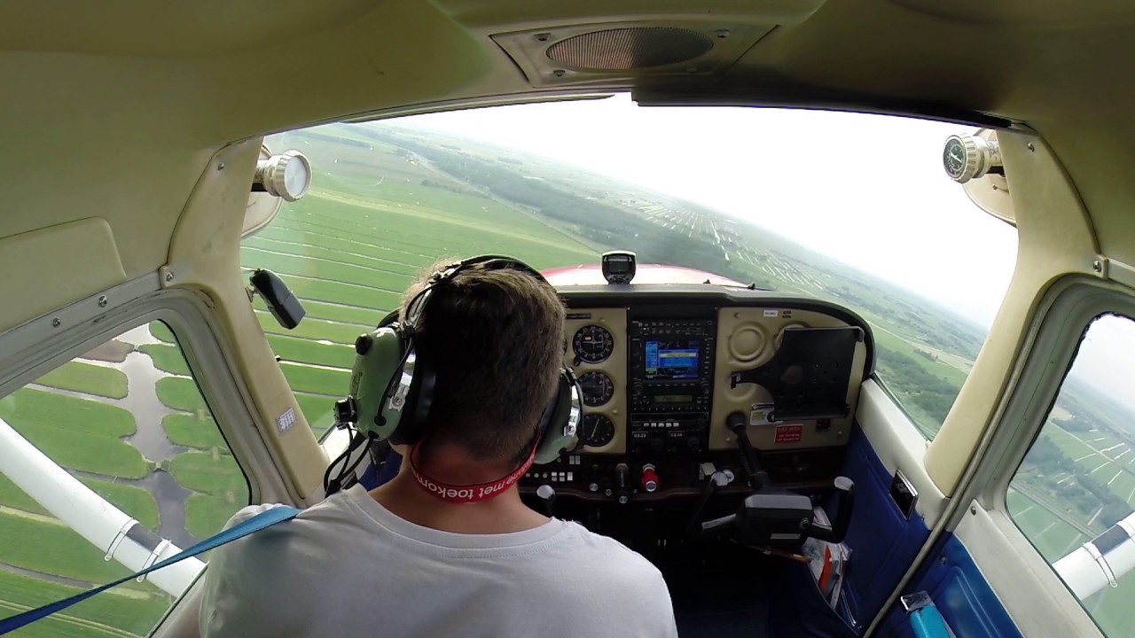 Solo Forced Landings - PPL Cessna 172 - Live ATC audio - YouTube