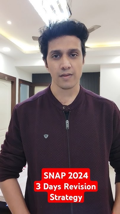 SNAP 2024 Exam: 3 Days Revision Strategy || Key Pointers #mockzone #youtube #shorts - YouTube