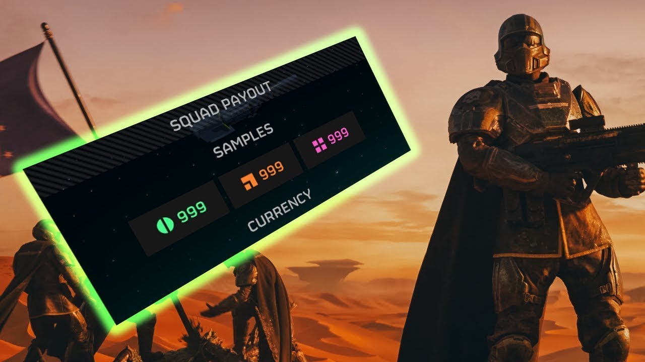 HELLDIVERS 2 CHEAT | MAX SAMPLES WORK WITH PS5 / PC ( WORK AFTER PATCH ) - YouTube