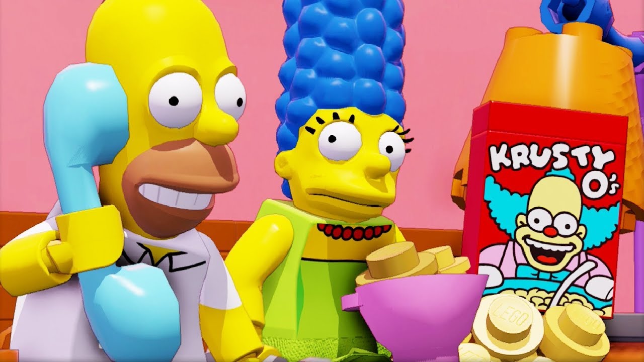 LEGO® DIMENSIONS™ Simpsons World Gameplay Co-op - YouTube