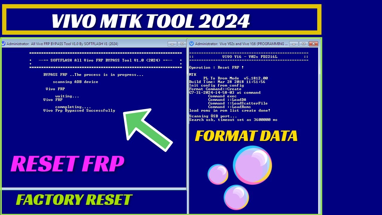 VIVO Qualcomm MTK TOOL 2024 | Reset FRP | Format Data | Enable BROM - YouTube