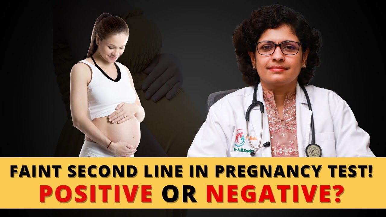 Faint second line in pregnancy test!! - YouTube