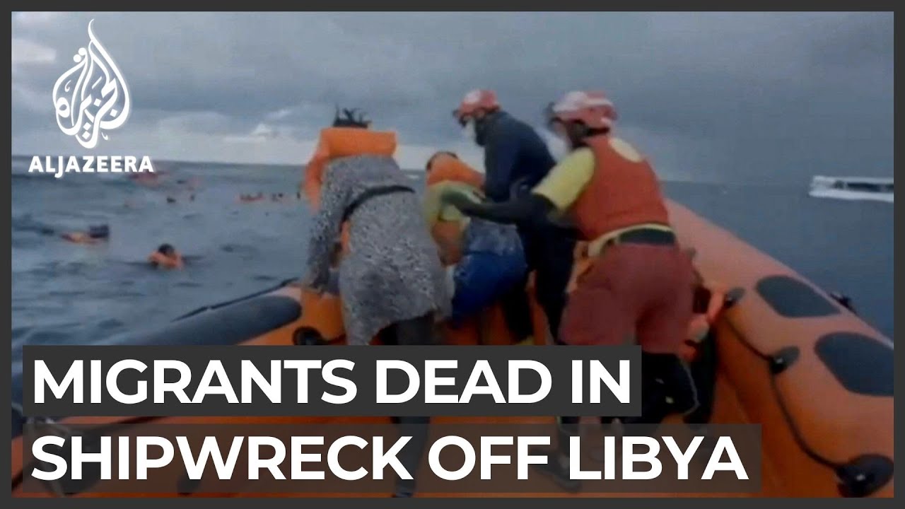 At least 74 migrants dead in ‘devastating’ shipwreck off Libya - YouTube