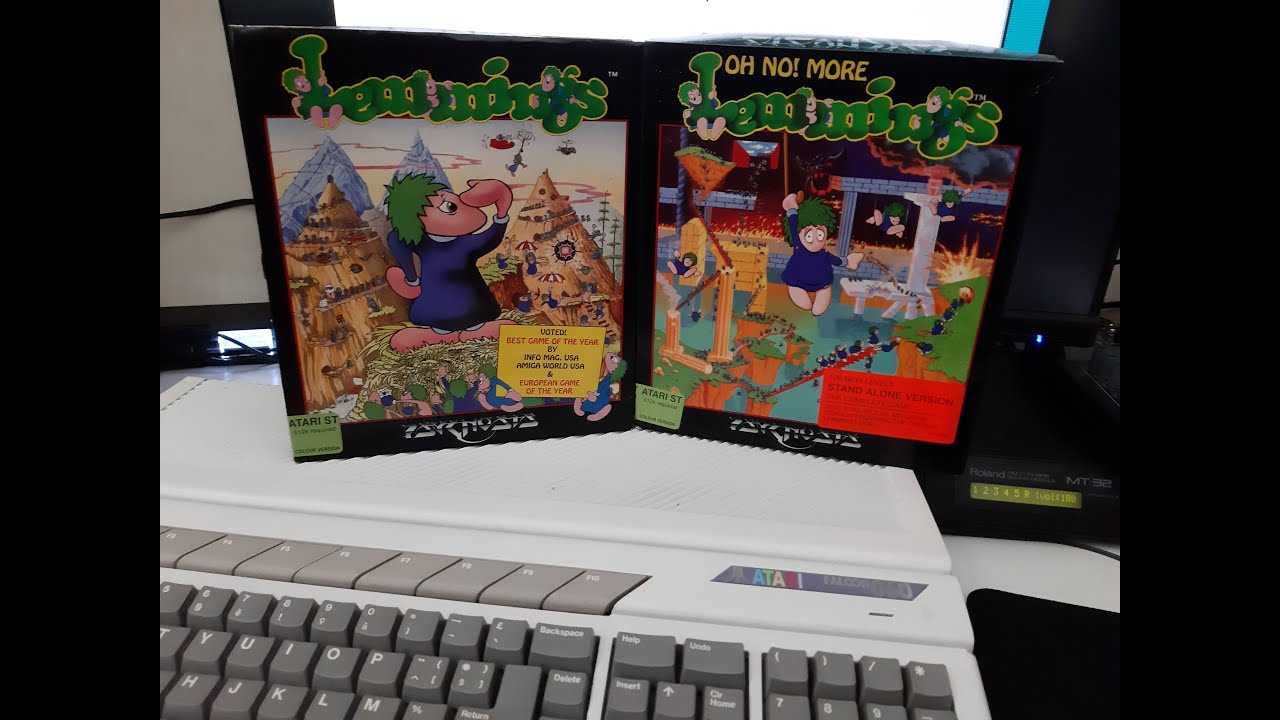 Atari Falcon 030 Lemmings (ST version) CT60 - YouTube