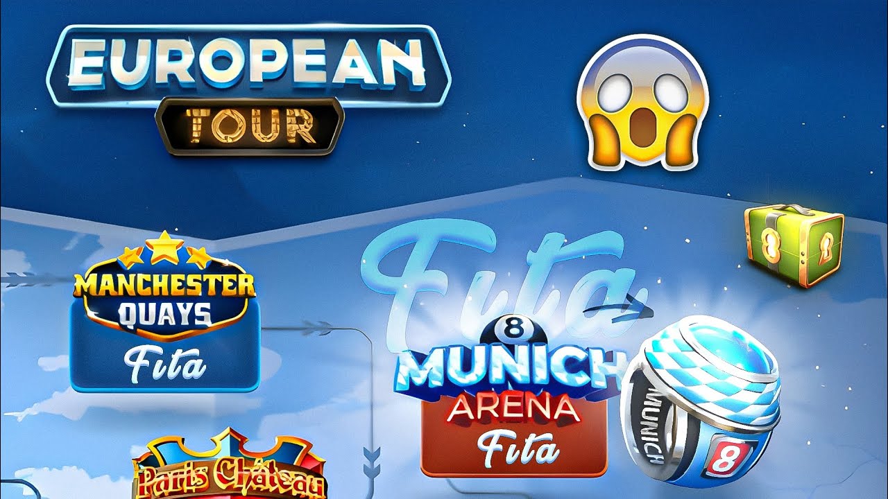 European Tour Season 8 ball pool ‍🔥 Preview 💲 8 ball pool European tour ...