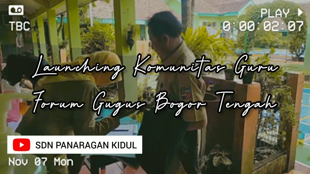 LAUNCHING KOMUNITAS GURU - FORUM GUGUS BOGOR TENGAH - YouTube