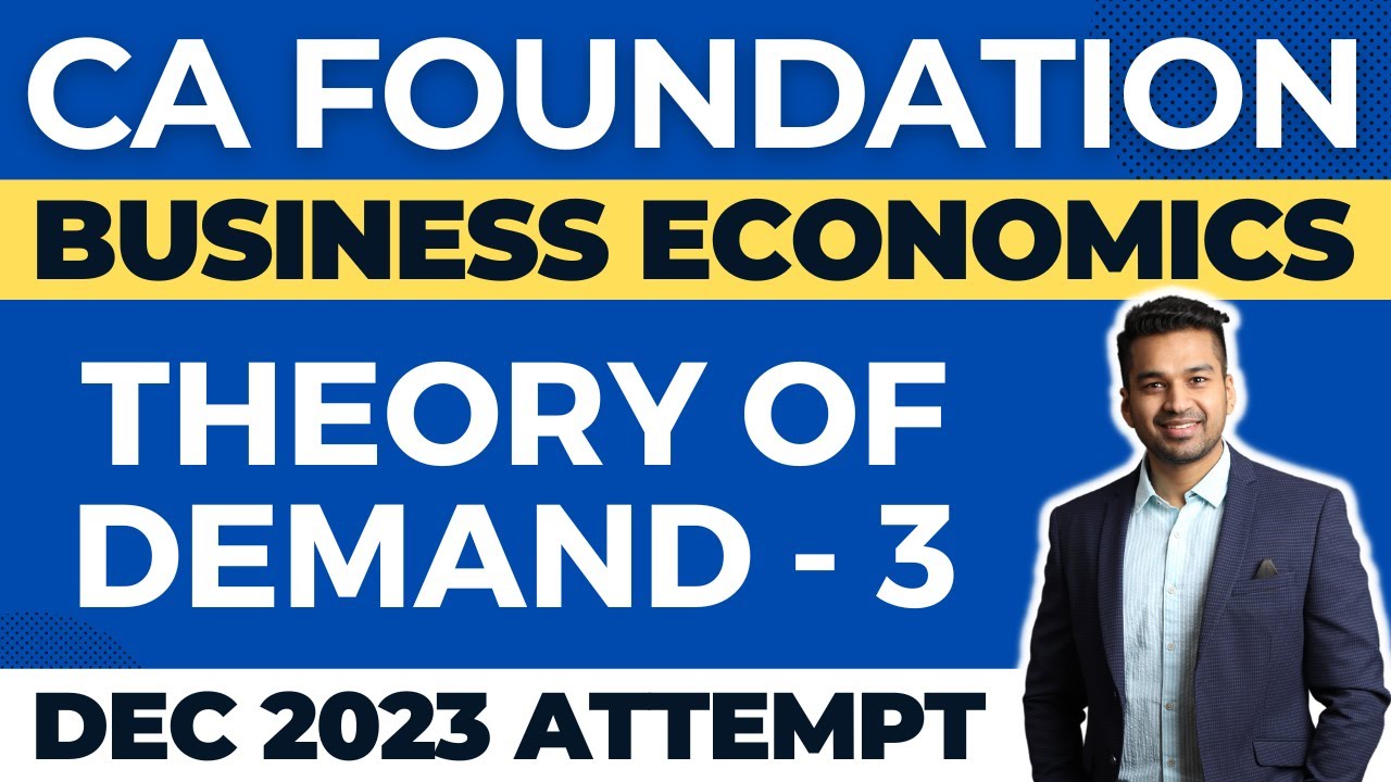 Change in Demand or Quantity demanded | Demand - 3 | CA Foundation ...