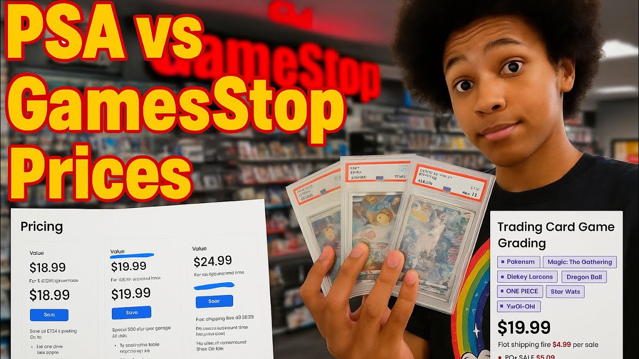 PSA vs GameStop: Who Has Better Grading Prices - YouTube