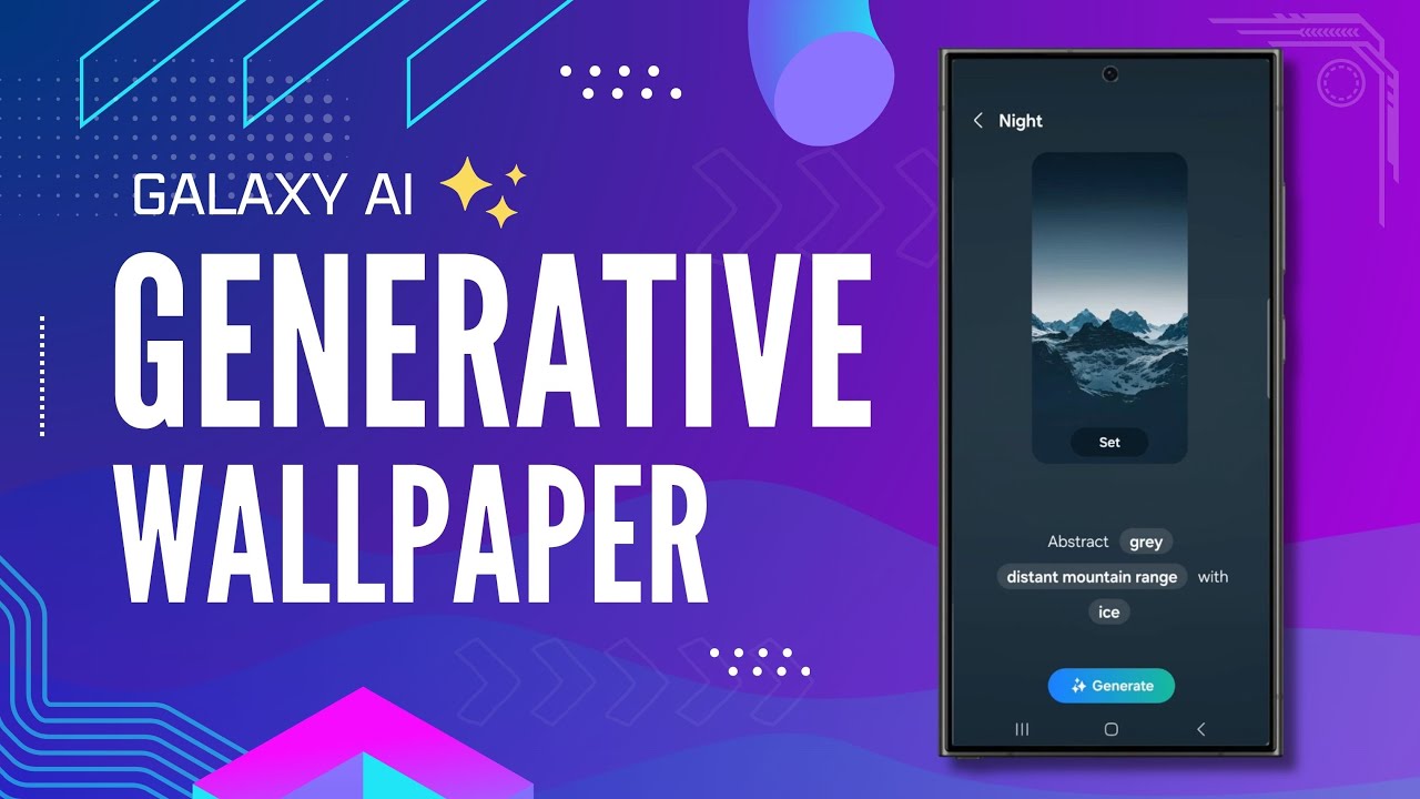 Ai Generative Wallpapers on Galaxy S24 Ultra! - YouTube