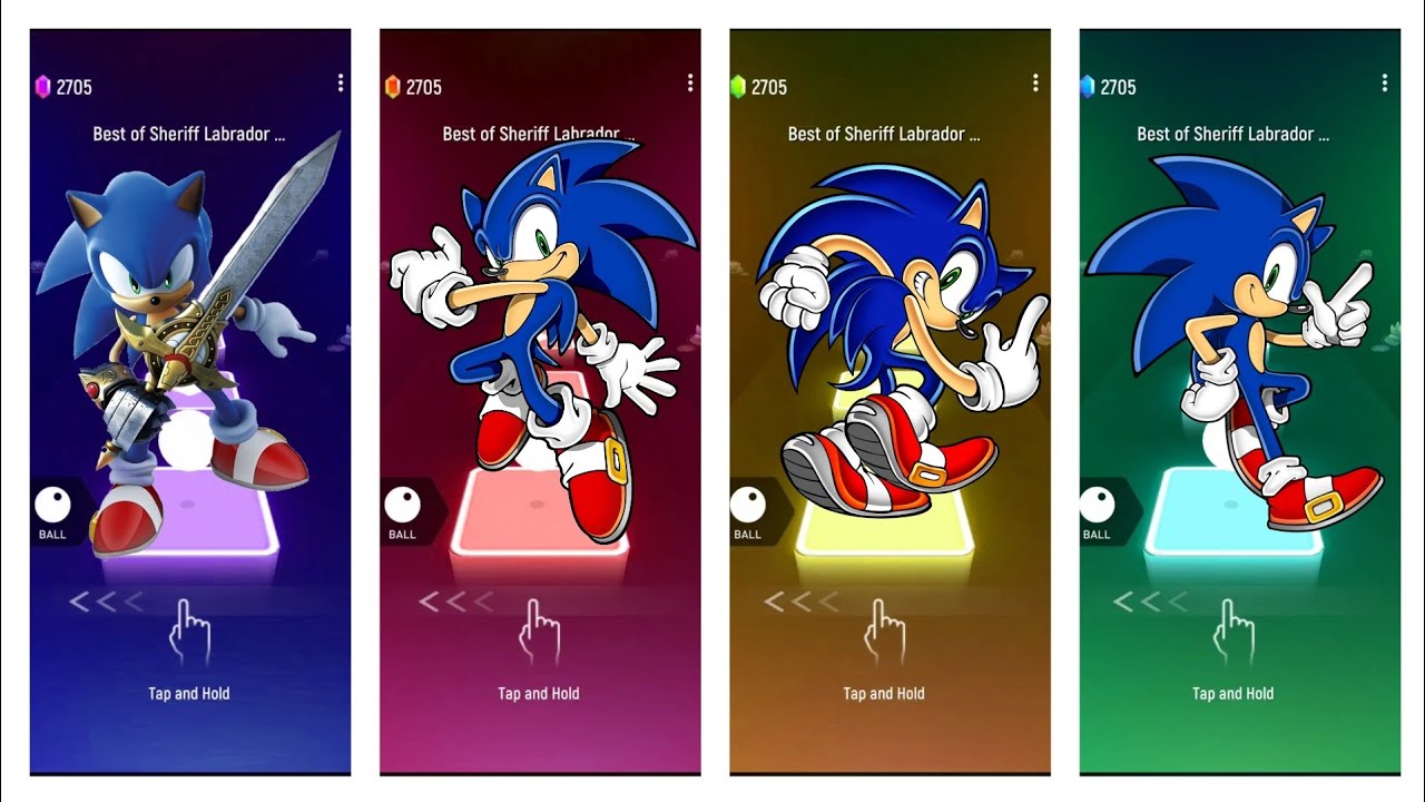 Fleetyway super sonic- sonic exe - Hyper sonic - Dark sonic || Tiles Hop EDM Rust - YouTube