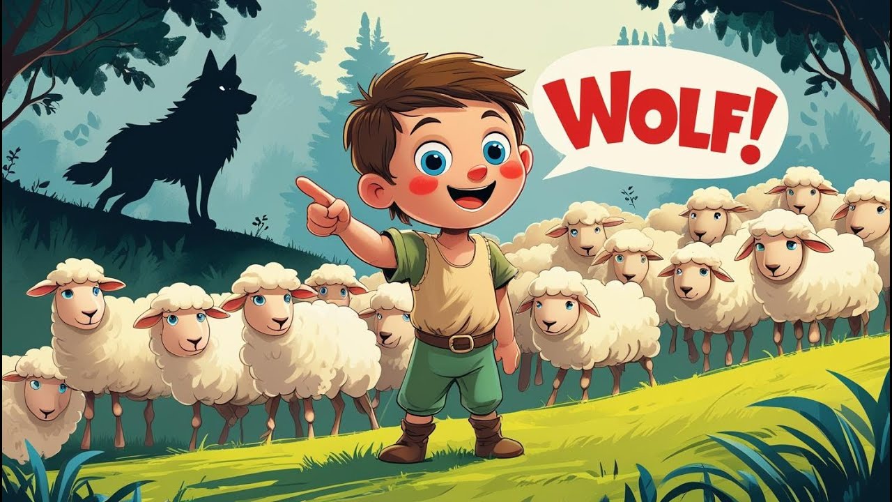 The Wolf and the Boy story for kids learn with some fun Kids study time ...