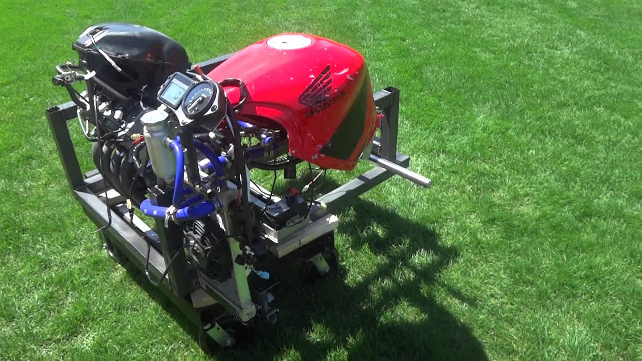 Saint Louis University FSAE engine stand - YouTube