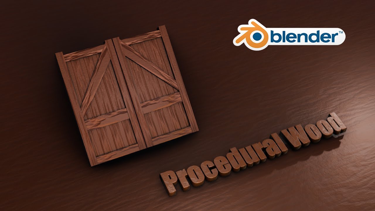 How to make a Procedural Wood Material | Blender 4.1 - YouTube
