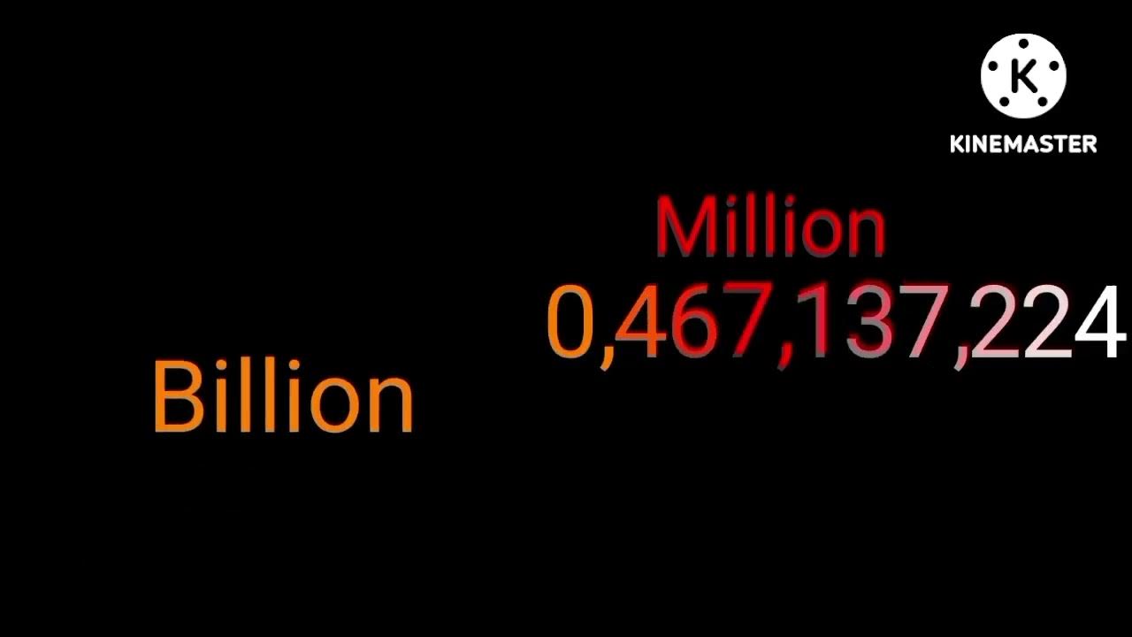 Numbers 0 to 1 Trillion with sounds - YouTube