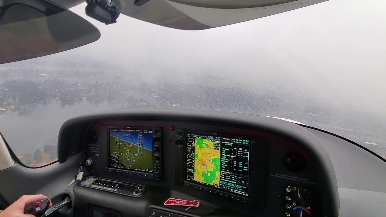 ILS approach in IMC - YouTube