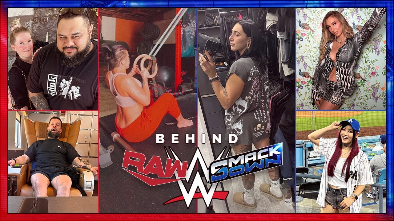 Behind WWE | WWE Superstars Behind the Scenes (Rhea Ripley, Bayley and ...